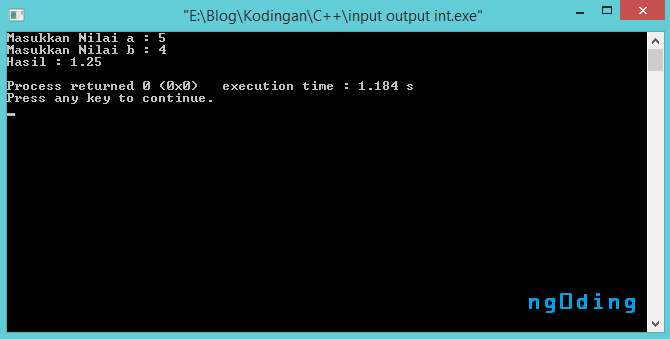 Input dan Output Integer dan Float dalam Bahasa Pemrograman C++ ... Input dan Output Integer dan Float dalam Bahasa Pemrograman C++ ...