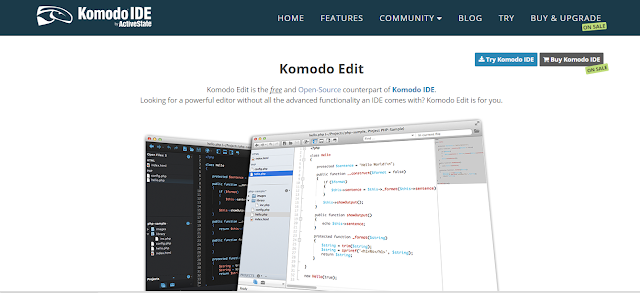 Komodo Edit IDE Free Download - Hakko Blog's