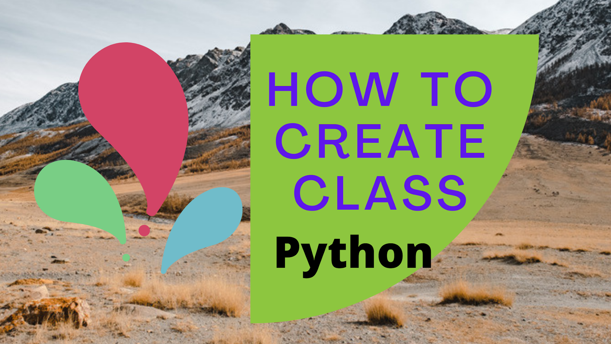 Python - How to Define CLASS in Script