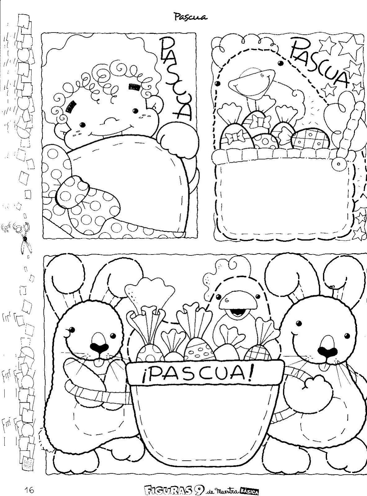 RECURSOS y ACTIVIDADES para Educación Infantil: Dibujos de PASCUA