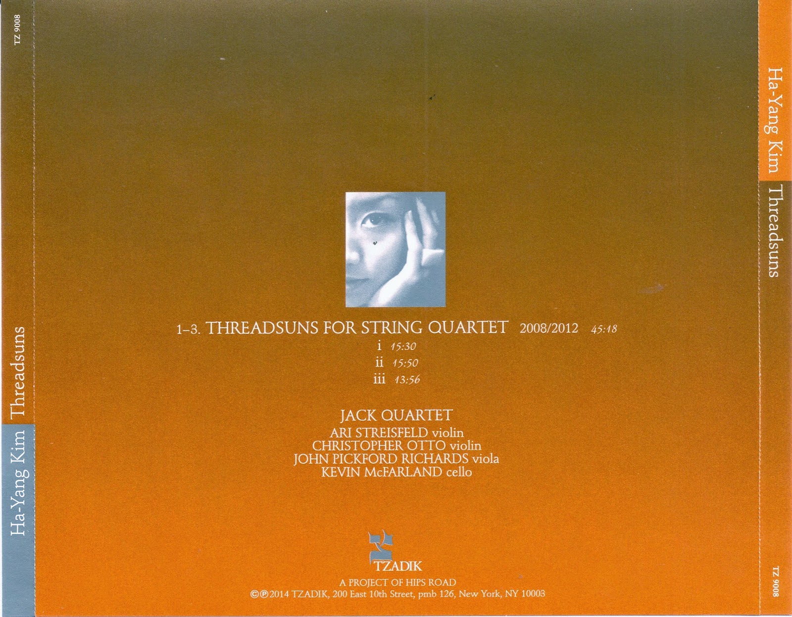 BlogRoddus: Ha-Yang Kim - Threadsuns (Tzadik 2014)