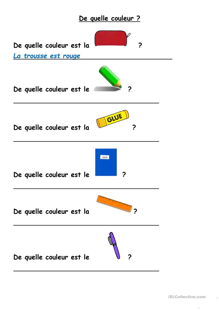 El Rincón de Ana Ferrero.: L'ÉCOLE: LE MATÉRIEL SCOLAIRE, LES COULEURS...