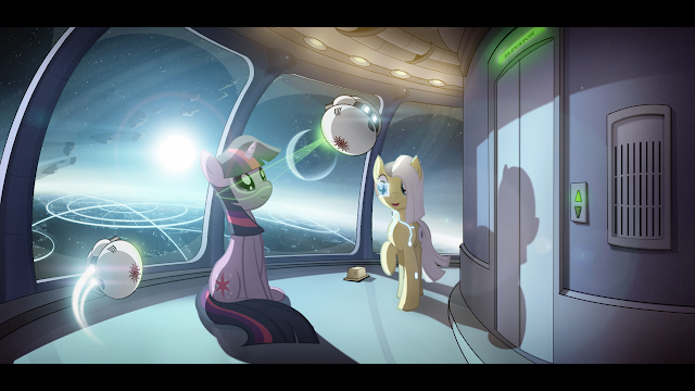 Equestria Daily - MLP Stuff!: OPEN ART Event - SPACE MARES