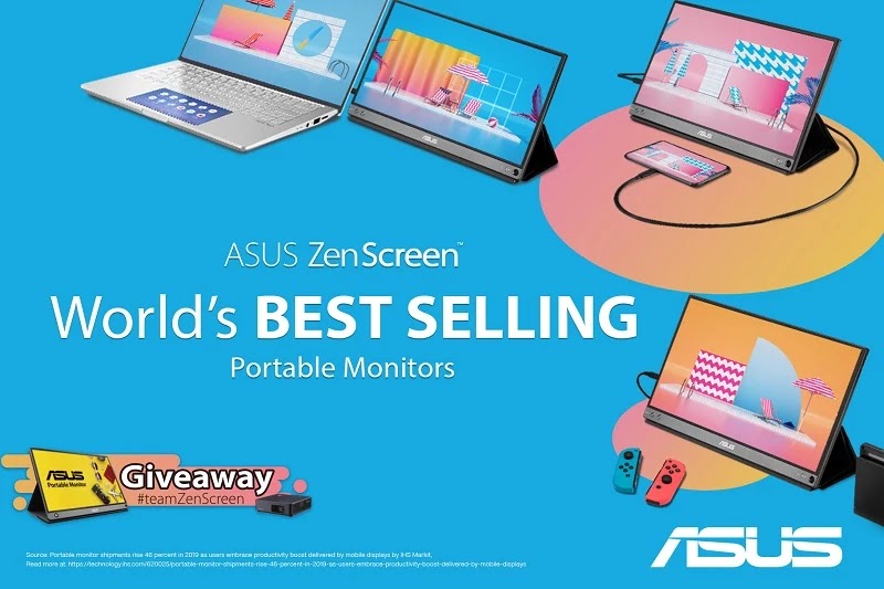 ASUS ZenScreen Is the World's Bestselling Series of Portable Monitors