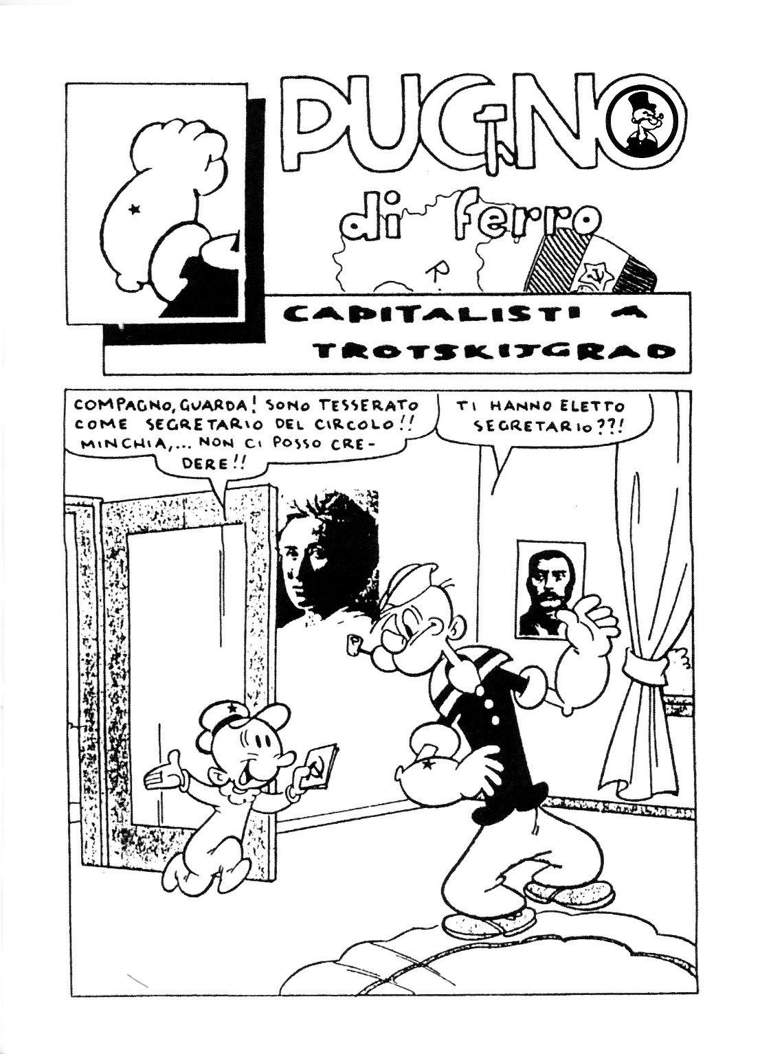 Chico e i Fumetti: Pugno di Ferro: la versione comunista di Braccio di ...