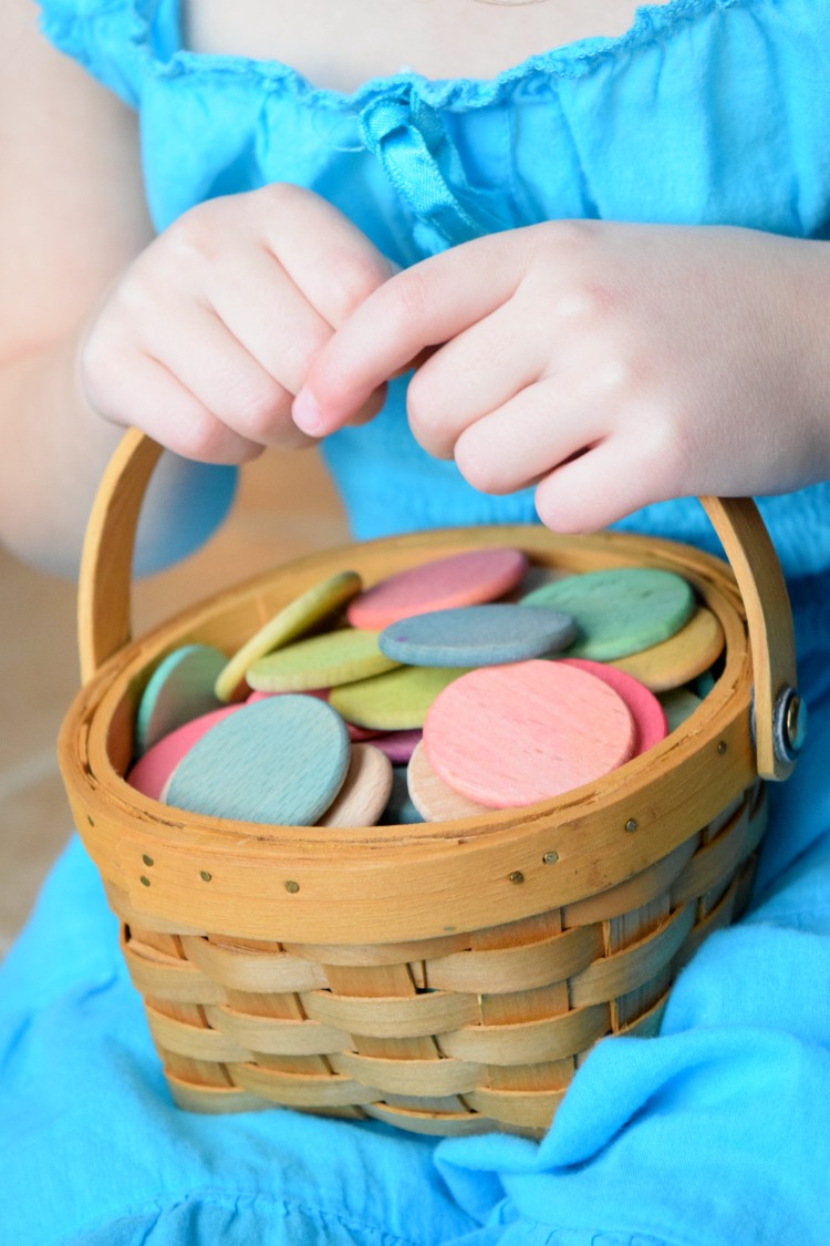 Dyed Wooden Discs For Playing and Learning | What Can We Do With Paper ...