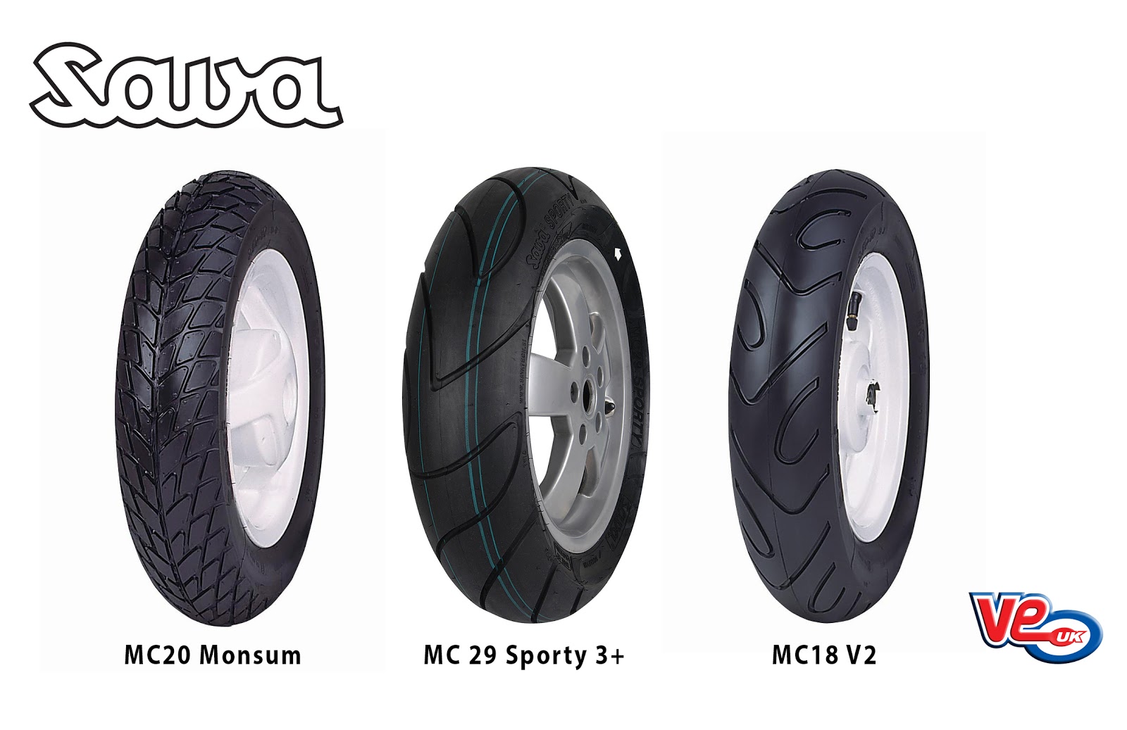 VE Scooter Spares: Sava Tyres Join VE (UK)'s Premier Tyre Range
