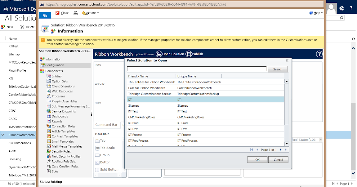 Bhoopathi Goud K: Create a button in MS CRM using Ribbon workbench
