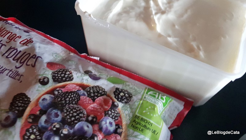 Le blog de Cata: Glace au fromage blanc et aux fruits rouges
