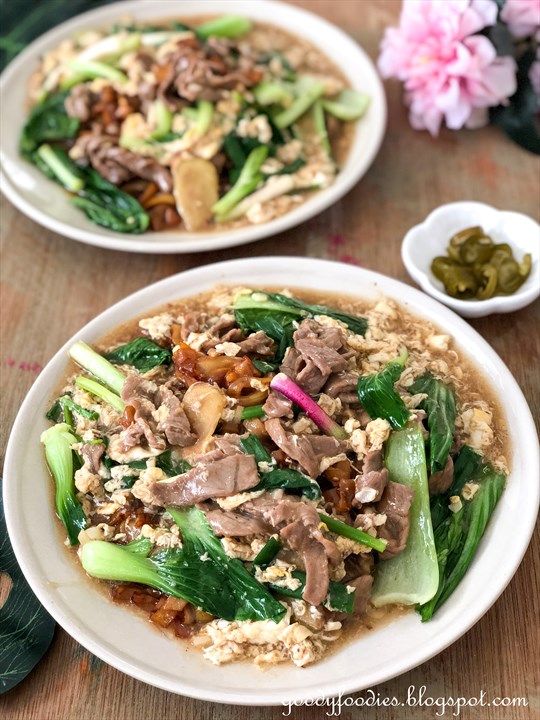 GoodyFoodies: Recipe: Beef Hor Fun 牛肉河