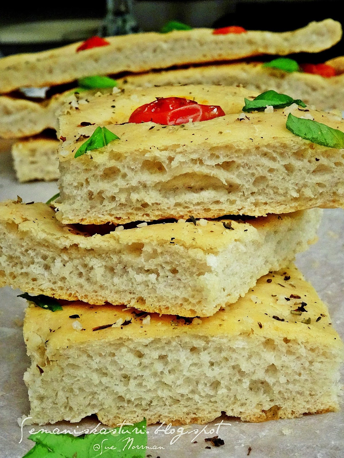 FOCACCIA BREAD ~ Swesia's Journey
