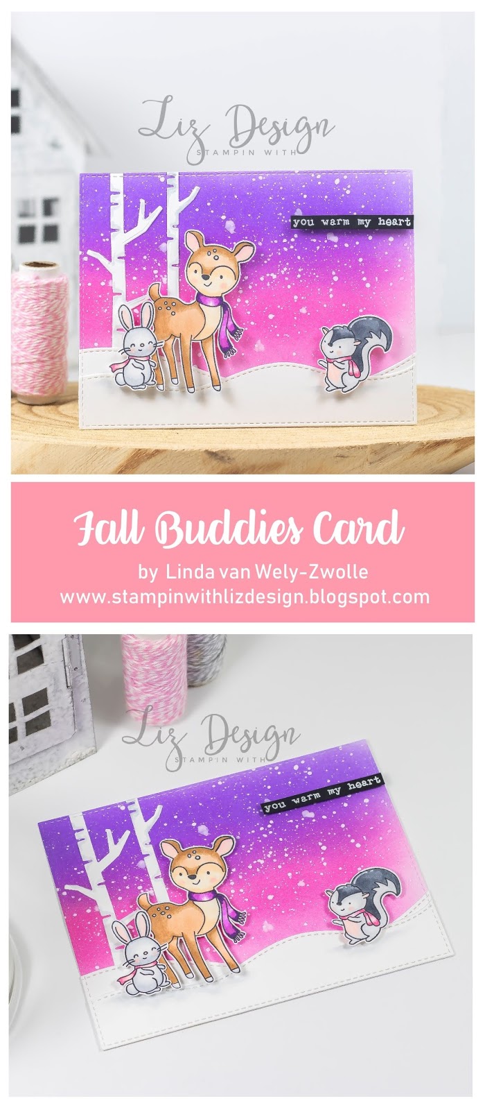 Stampin with Liz Design: Stampin with Liz Design: Fall Buddies Card!