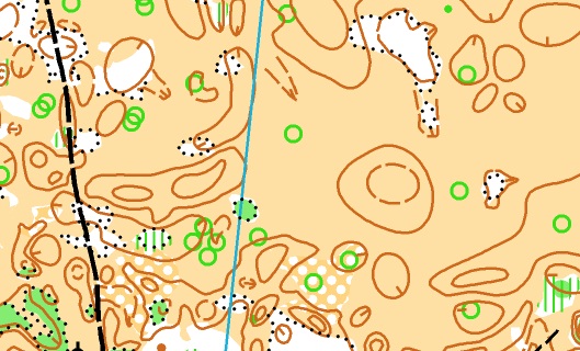Orienteering map drawing