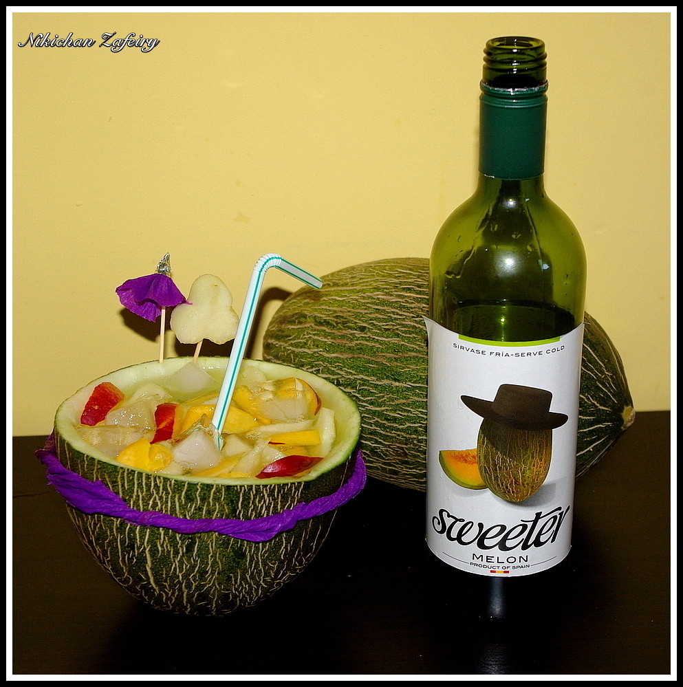 BEBIDA DE MELÓN PARA FIESTA - Recetas de una Gatita Enamorada