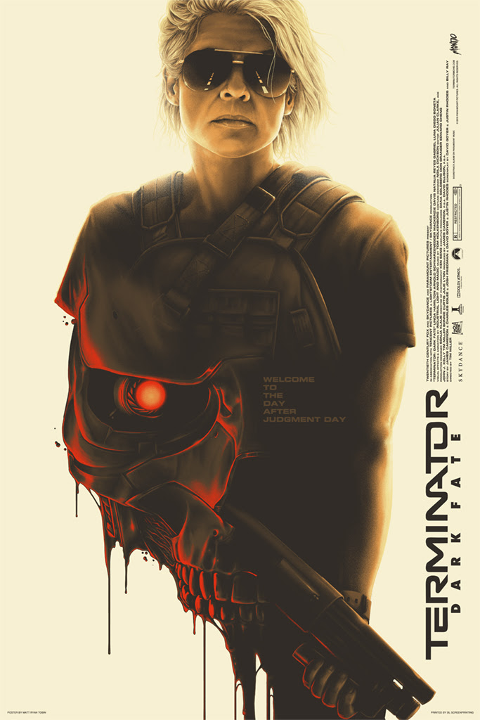 The Blot Says...: Terminator: Dark Fate Movie Poster Screen Print by ...