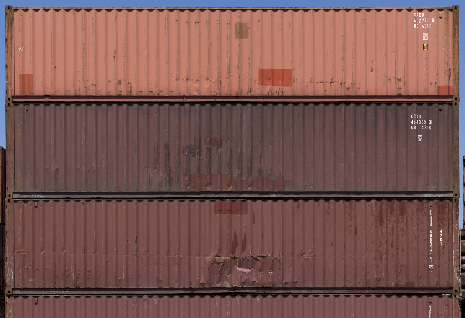Thư viện 3D: [Mapping] Metal Container Textures Part 4
