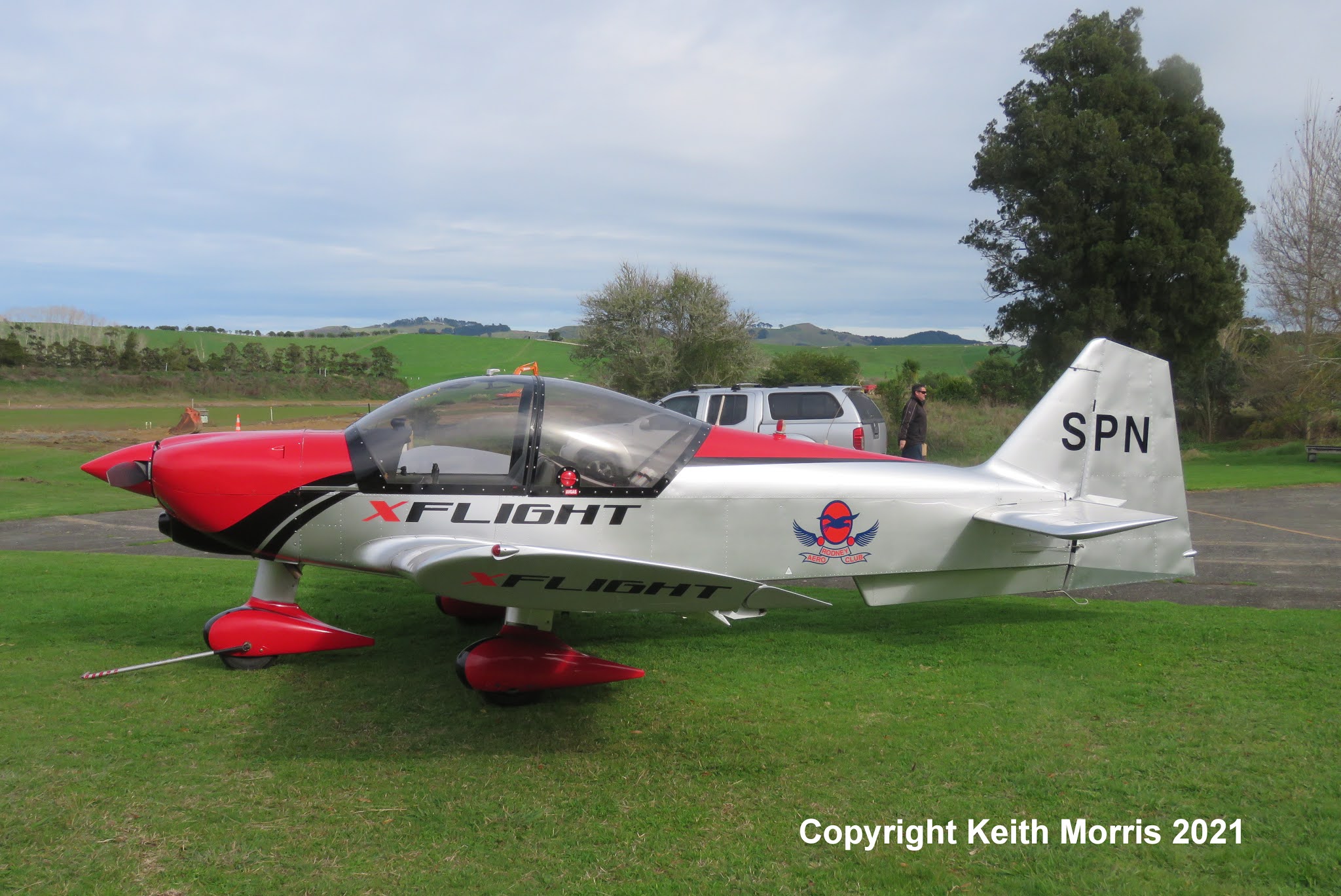 NZ Civil Aircraft: Robin R2160 ZK-SPN in Rodney Aero Club Markings