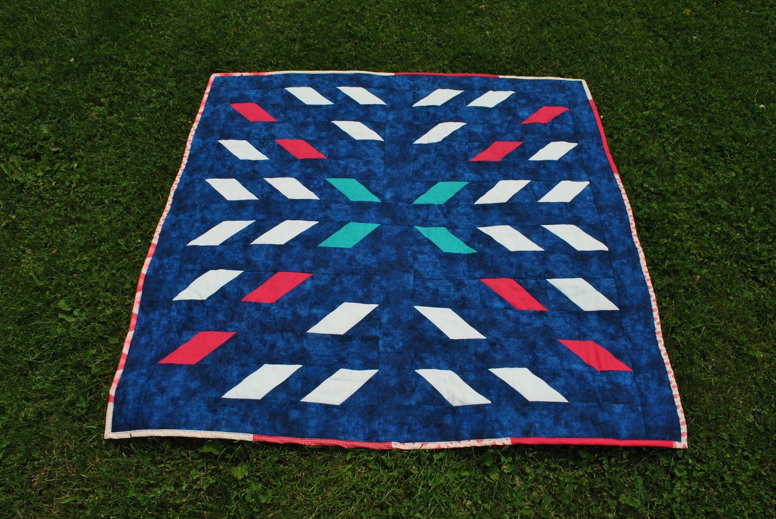 The Iron & Needle: Tilted Baby Quilt