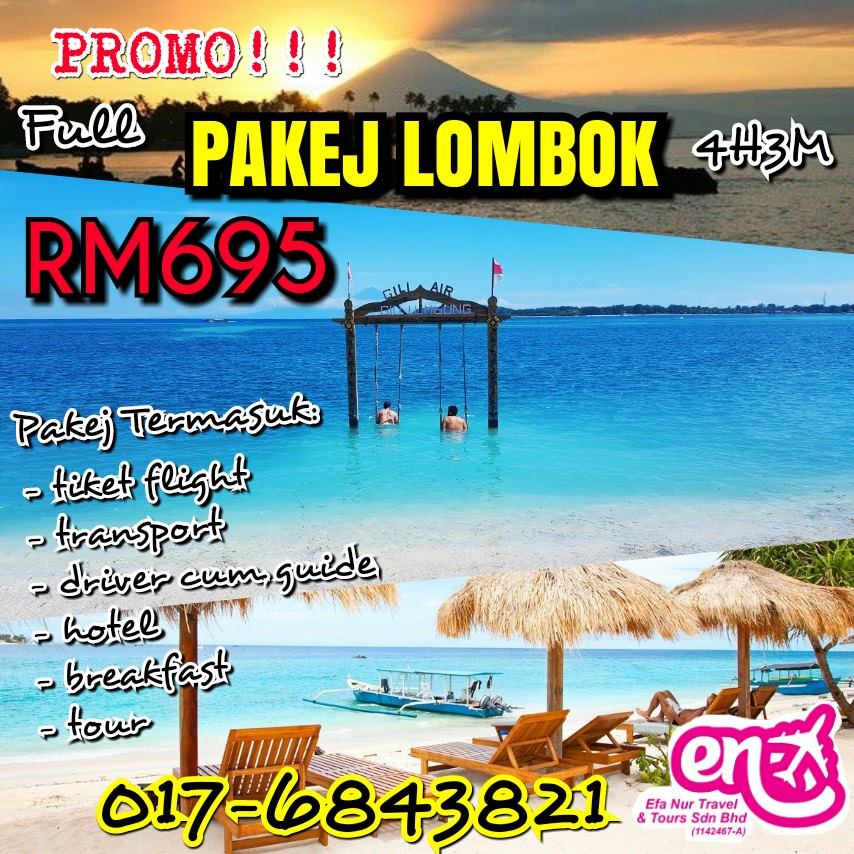EFA NUR TRAVEL & TOURS SDN BHD: PAKEJ LOMBOK
