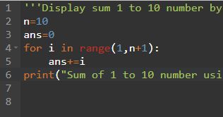 Geek4Tutorial.com: For loop - Python programs