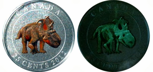 Canadian Dinosaur Quarter