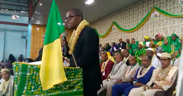 Vidéo : Le candidat Mahamoudou du parti JUWA se voit déjà à Beit salam ...