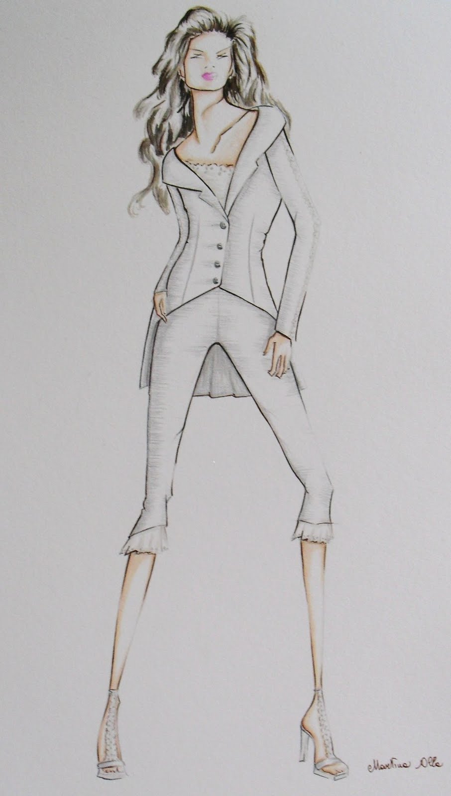 Martina Olla Fashion Design: Figurini di moda collezione P/E 2006