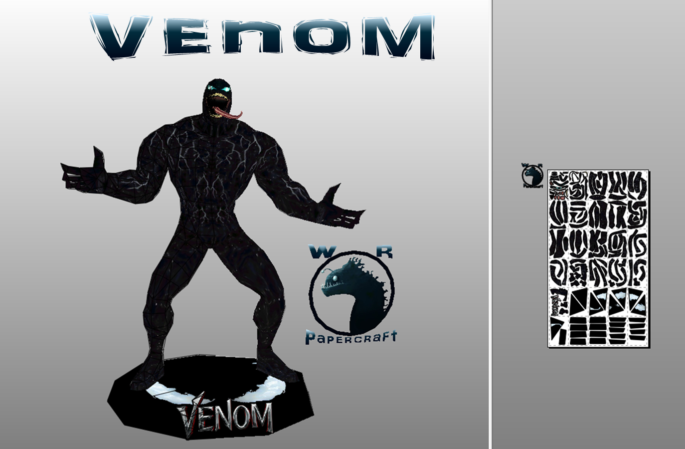 Venom Papercraft | W.R.Papercrafts