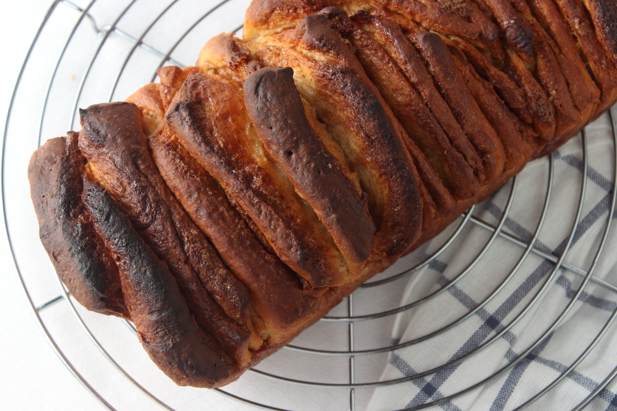 Pan Pull-apart de canela