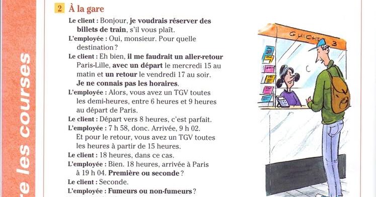 En Français, SVP: 4-1-1 - 4º ESO - Unité 1 - Vocabulaire: à la gare