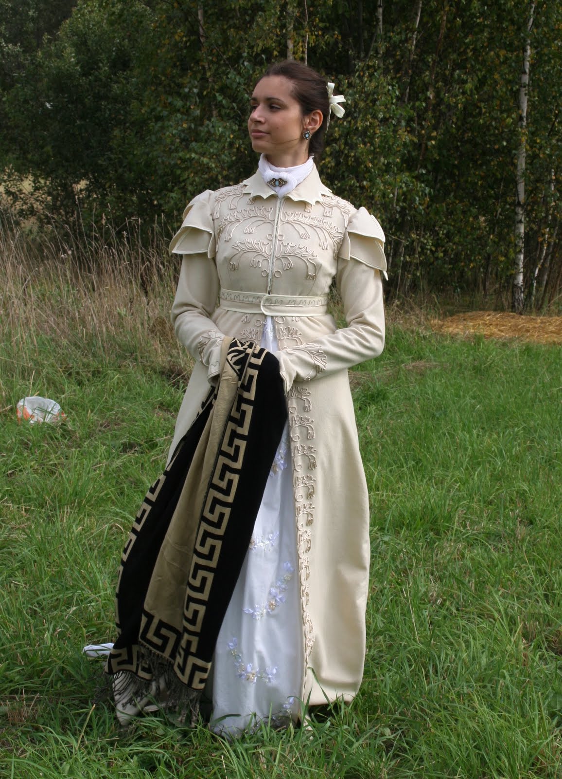 Mon Armoire Magique: Piped pelisse from the Museum of London, ca.1823