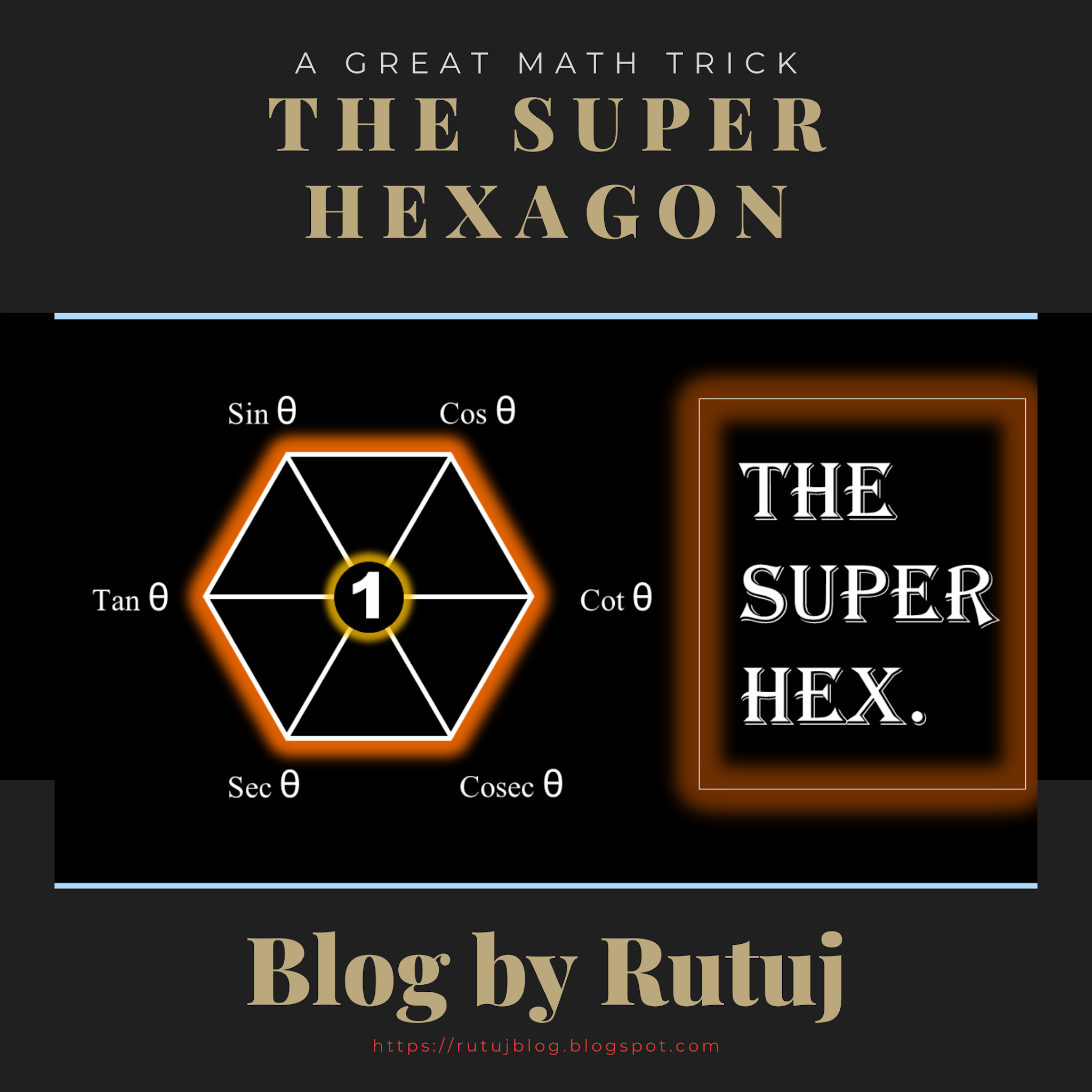 The Super Hexagon For all Trigonometric Formulae.