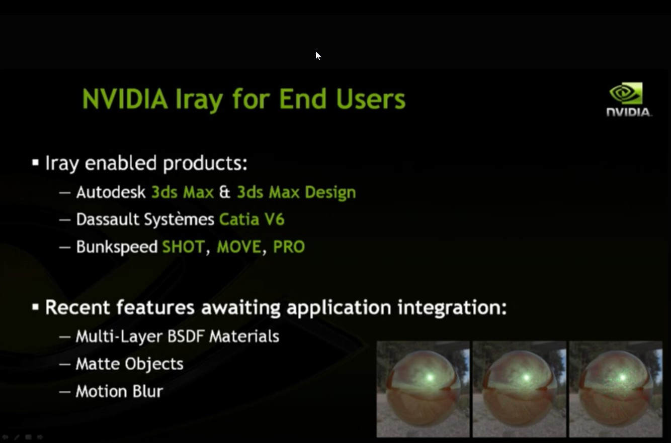 대략 맥스웰리언: Nvidia Siggraph 2012 GPU raytracing and OptiX 프리젠테이션