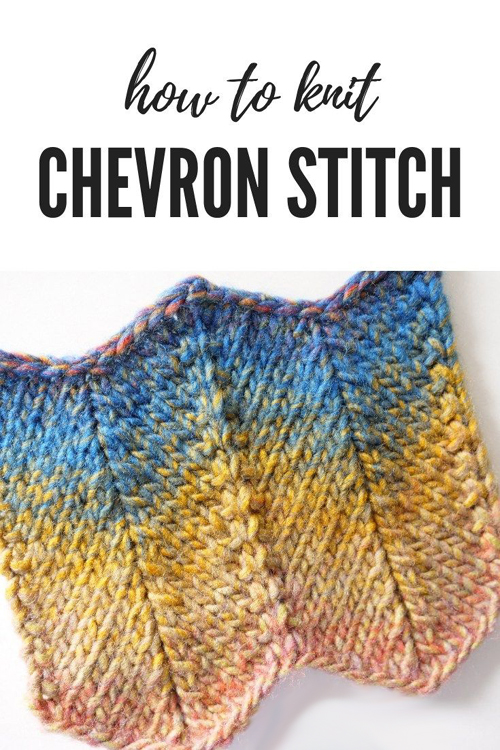 Amazing Knitting: Knit Chevron Stitch - Tutorial