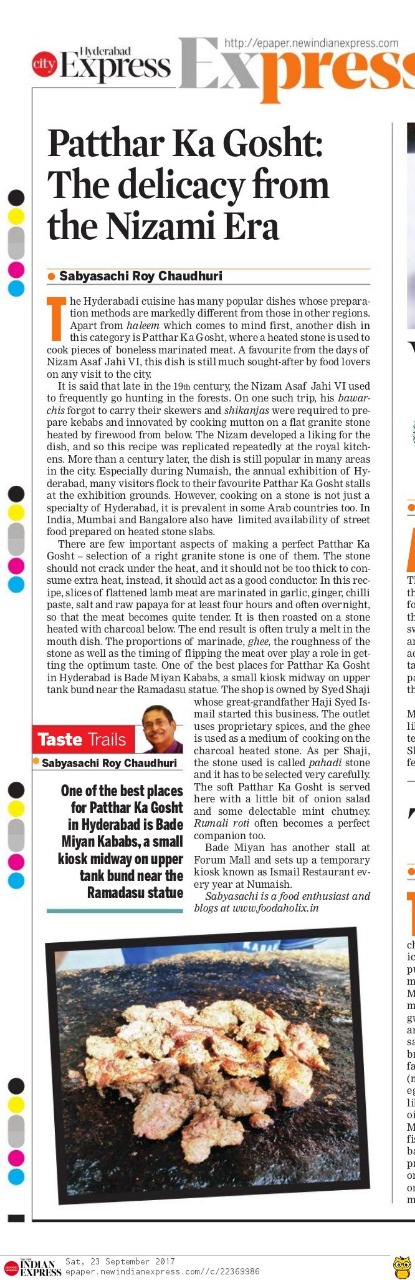 Patthar Ka Gosht: The Hyderabadi Meat delicacy from the Nizami Era ...