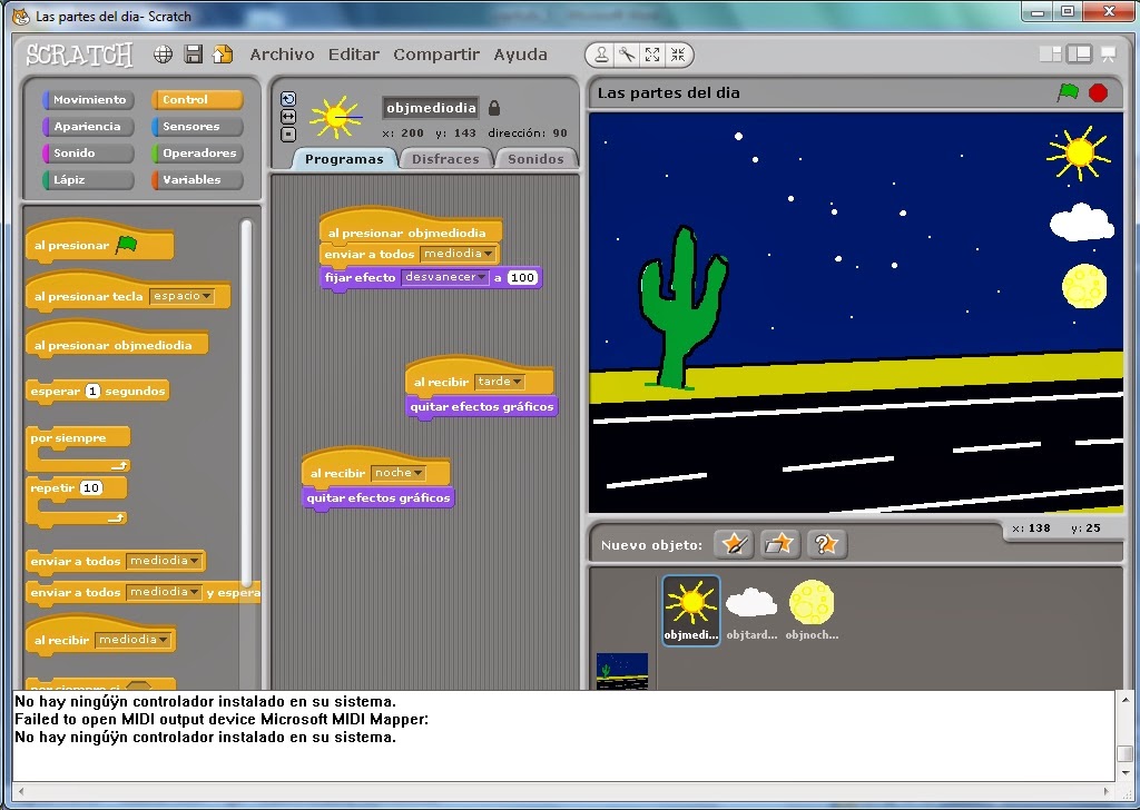 Aprendiendo a diario: Las partes del dia