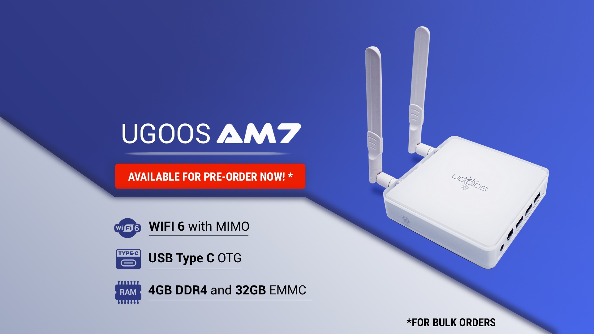 The New UGOOS AM7 A POWERFUL BOX WITH SOC S905X4, ANDROID 11 & Wi-Fi 6 ...
