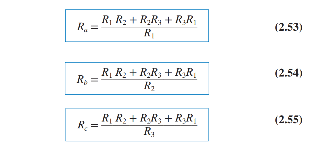 resistors : Wye-Delta Transformations