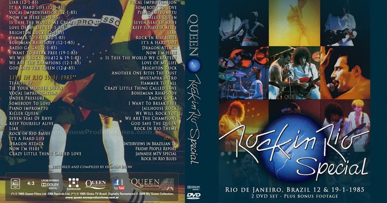 QueenHouse85: Queen - Rock In Rio Special (2xDVD5)