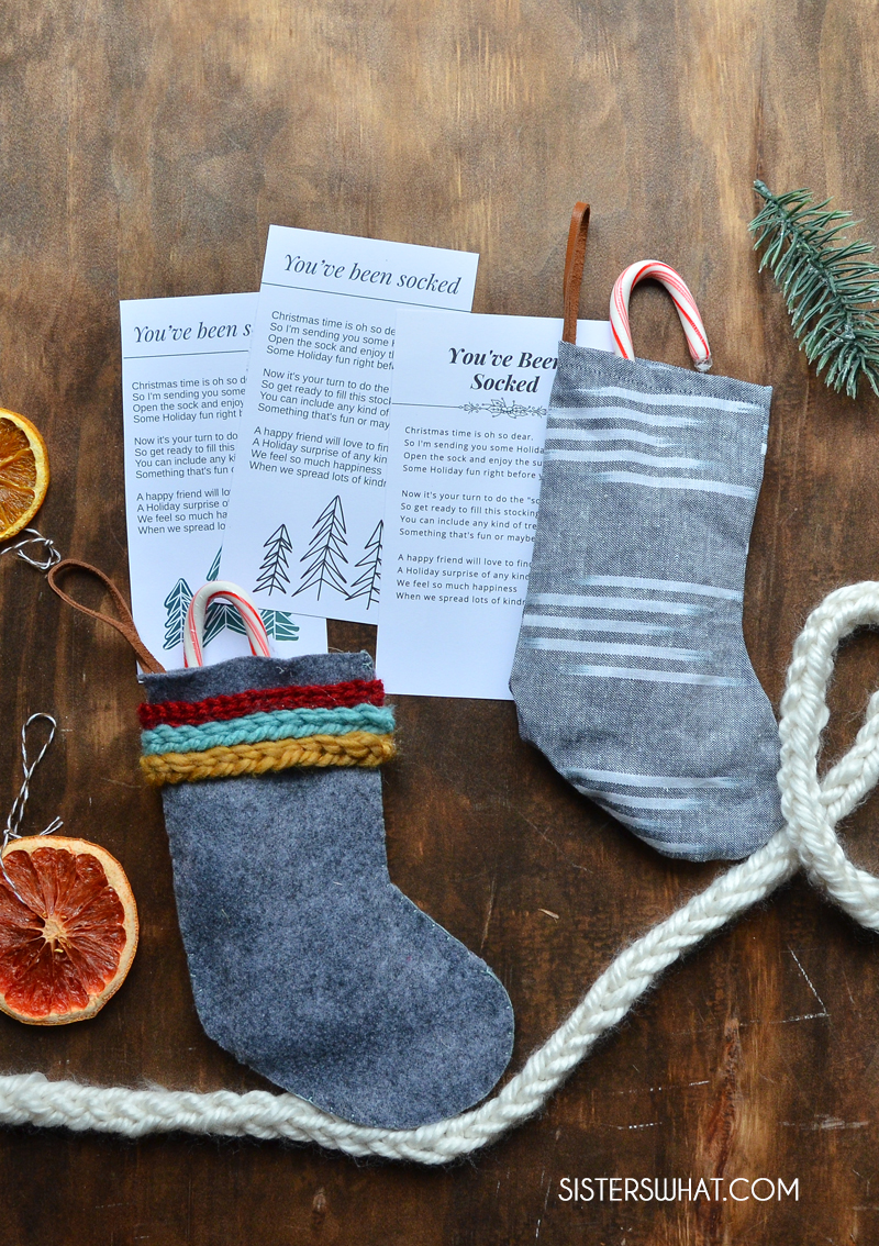 How to Sew Mini Stockings a Sewing Tutorial - Sisters, What!