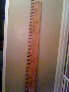 Miss Amy's House: Ruler Growth Chart