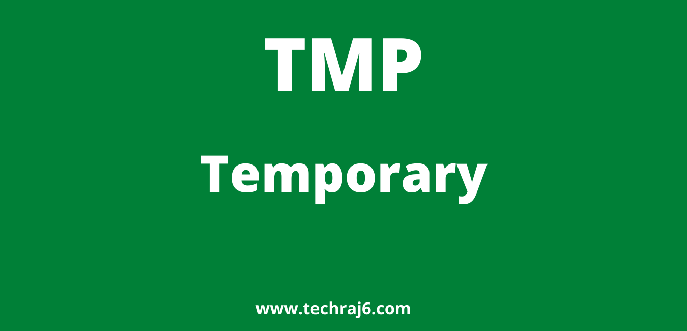 TMP full form, What is the full form of TMP