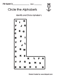 Kids Worksheets: Alphabet Recognition Worksheets for Preschool and Pre ...