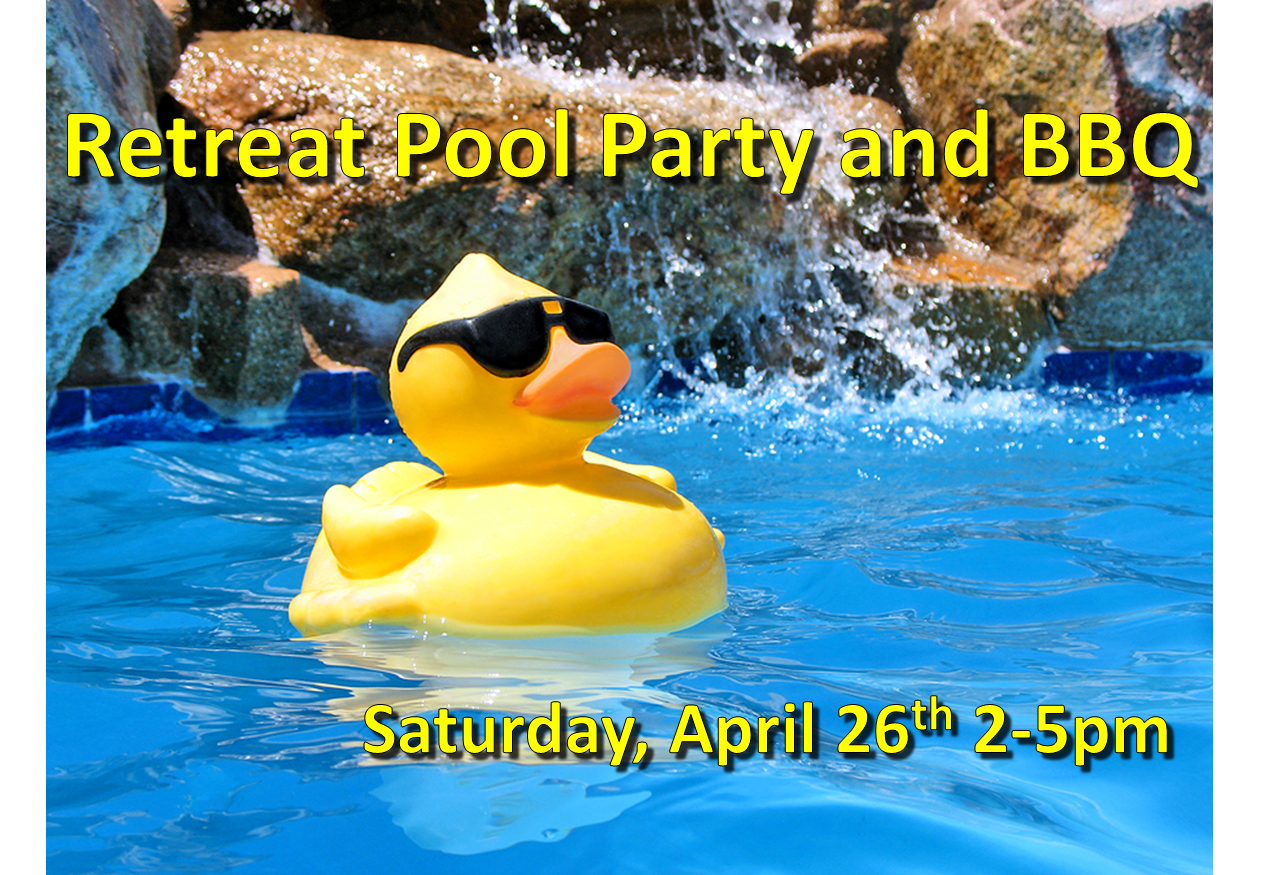 The Egret's Call : Community Barbecue/Pool Party Saturday April 26th 2-5PM