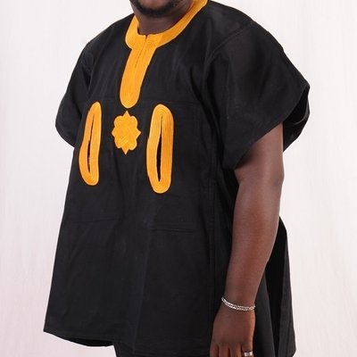 Buy Avinni Men's Traditional Wear - Black Dansiki