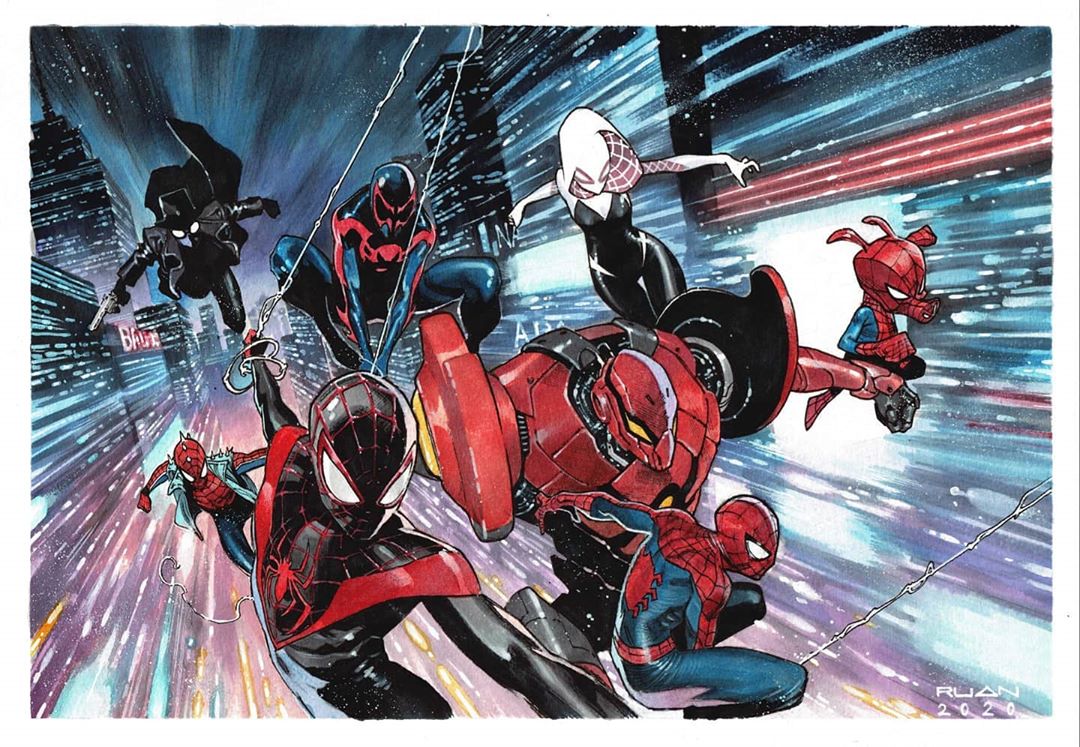 The Geeky Nerfherder: #CoolArt: 'Spider-Man: Into The Spider-Verse ...