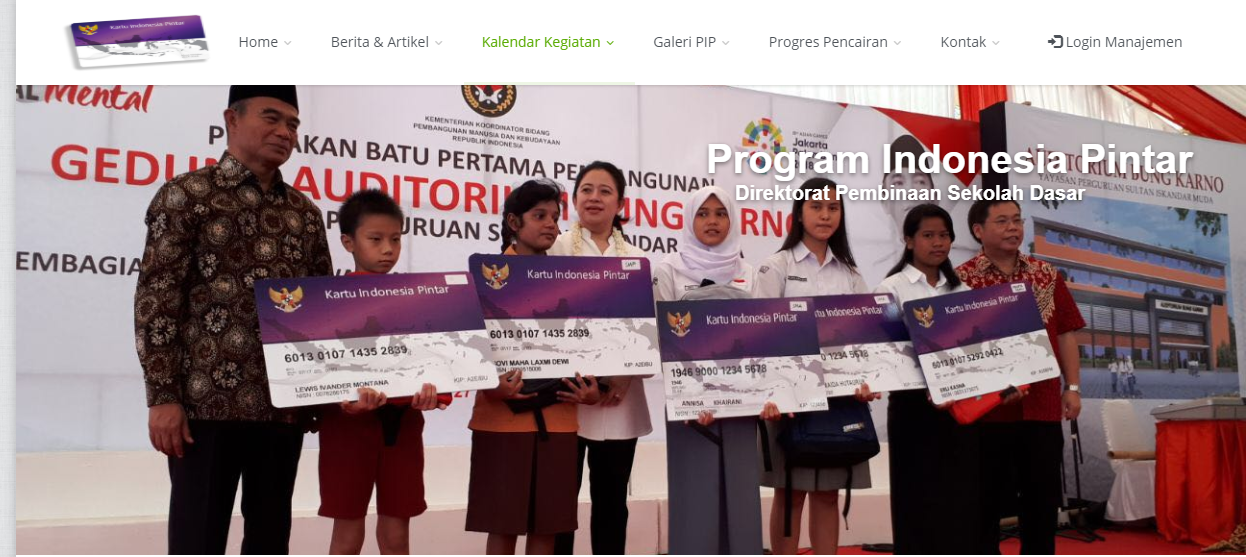 Cara Login ke PROGRAM INDONESIA PINTAR (PIP) - SOBANG 2