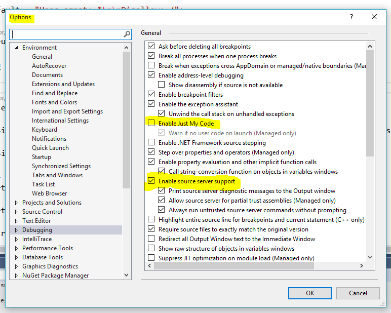 Not Just My Code: How to debug third party libraries without ...