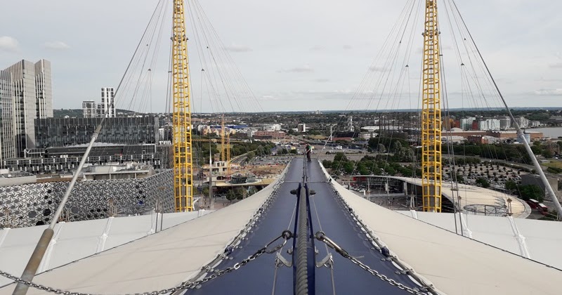 Up at The O2 - Climbing The O2 in London - The Globe Trotter
