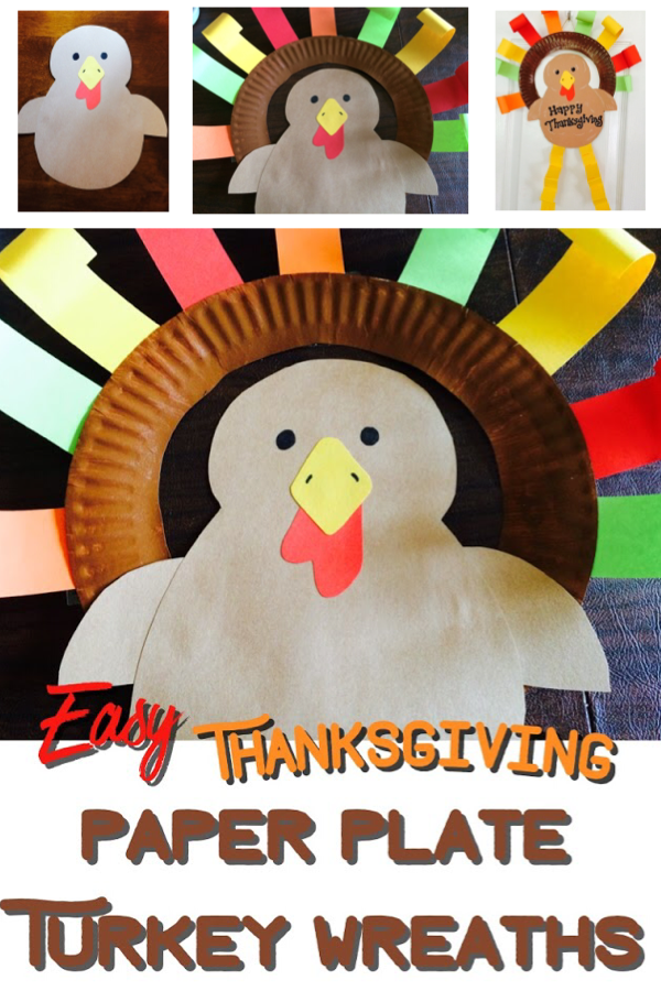 DIY Thanksgiving Turkey Wreath | The Jersey Momma